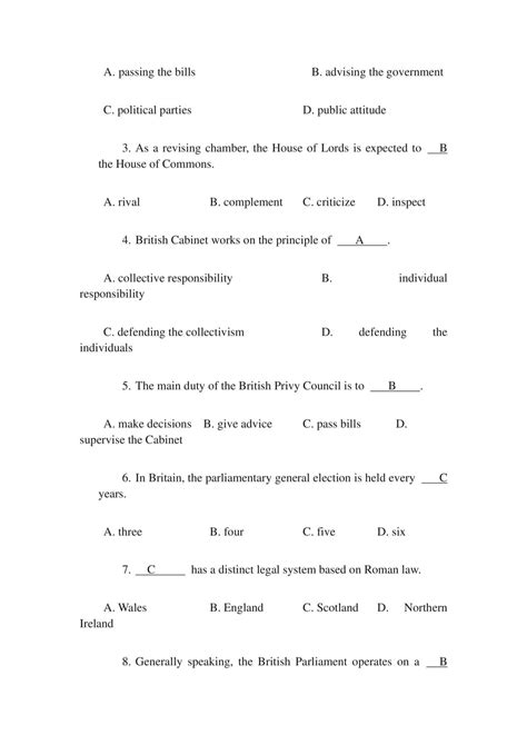英美国家概况测试题汇总含答案 pdf 人人文库
