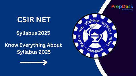 csir net syllabus 2025 detailed part a b and c subject wise guide
