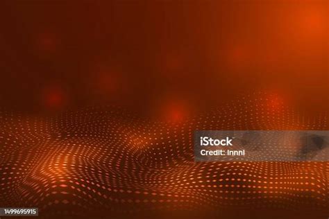 Orange Technology Background Stock Illustration Download Image Now