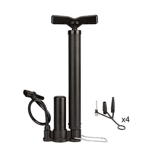 자전거 펌프 휴대용 고압 버퍼가 있는 자전거 타이어 팽창기 인체 공학적 자전거 바닥 펌프 범용 프레스타 티몬