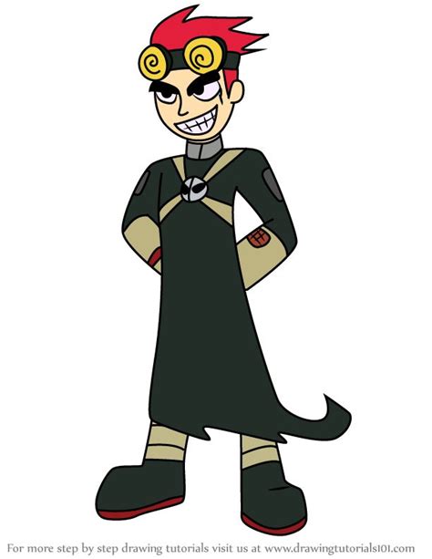 How To Draw Jack Spicer From Xiaolin Showdown Drawings Draw Drawing
