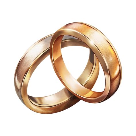 Gold Wedding Ring Design Premium Ai Generated Vector