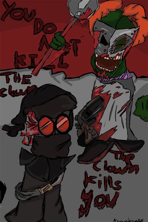 Madness Combat Hank Vs Tricky Art By Brokengoldlots On Newgrounds