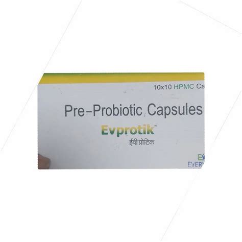 Evprotik Pre And Probiotic Capsules At ₹ 400box Pre And Probiotic