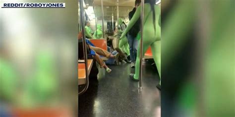 Women In Green Bodysuits Who Punched Kicked Nyc Subway Riders In