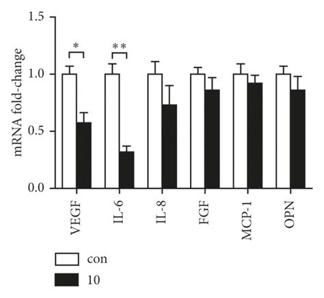 At Ee Decreased Il 6 And Vegf Production Of Ovarian Cancer To Inhibit