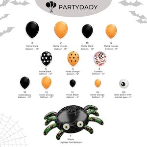 Halloween Balloon Arch Kit Pcs Halloween Balloon Garland Orange And Black Balloons Backdrop
