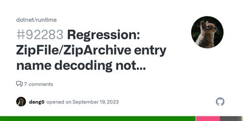 Regression Zipfileziparchive Entry Name Decoding Not Working Correctly When Entrynameencoding
