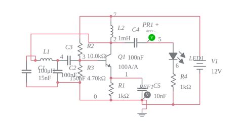 Colpitts Oscillator Multisim Live