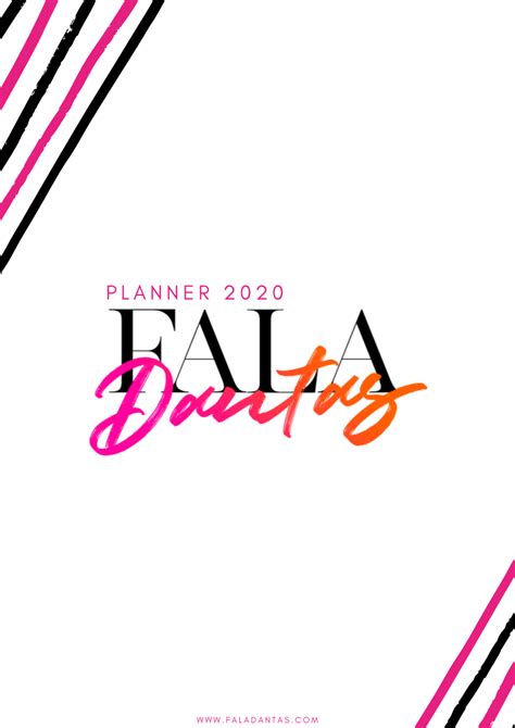 Planner 2020 Planejamento Simples E Eficaz Fala Dantasfala Dantas