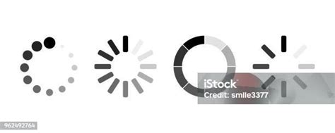 로딩 아이콘의 집합입니다 로드 로드 바 아이콘 0명에 대한 스톡 벡터 아트 및 기타 이미지 0명 다운로드 메뉴판 Istock
