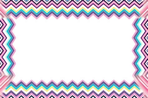 Premium Ai Image A Colorful Chevron Pattern Border With An Empty Space In The Middle
