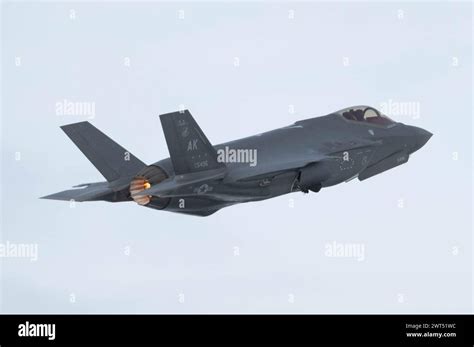An F 35a Lightning Ii Takes Off For A Routine Training At Eielson Air