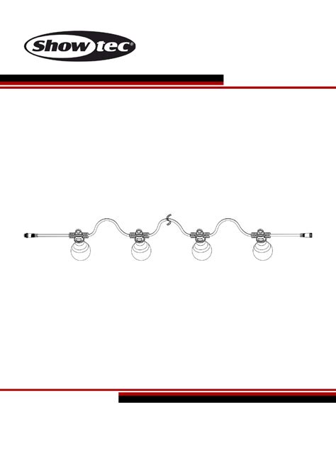 Showtec Festoonlight Q4 String Handleiding 14 Pagina S