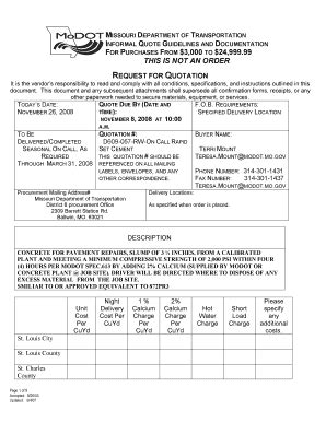 Fillable Online Modot DELIVERED COMPLETED Modot Fax Email Print