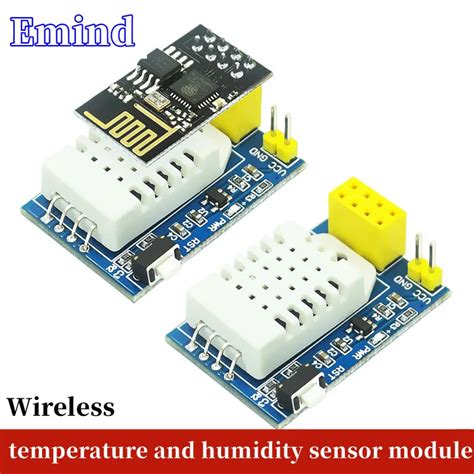 Esp8266 Esp 01s Wifi Interface Am2302 Dht22 Wireless Temperature And