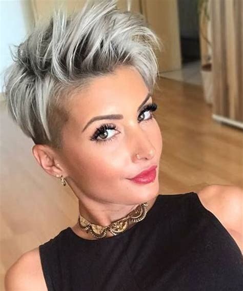 40 Very Short Grey Hairstyles Photos Best Shampoo For Wavy Frizzy Hair
