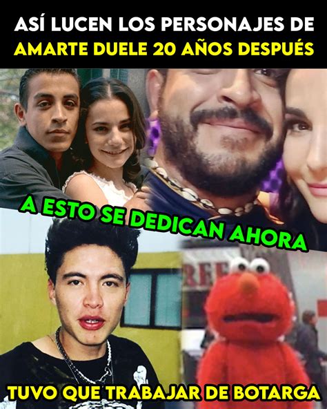 Así Lucen Actualmente Los Personajes De Amarte Duele 20 Años Después