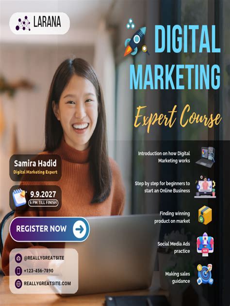 Black And Blue Online Marketing Expert Course Instagram Post Pdf