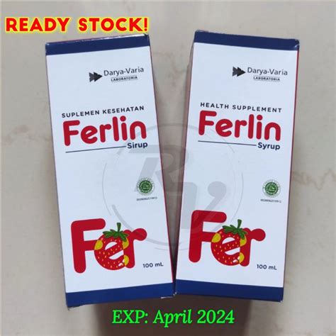 Jual FERLIN syrup 100 ml | Shopee Indonesia
