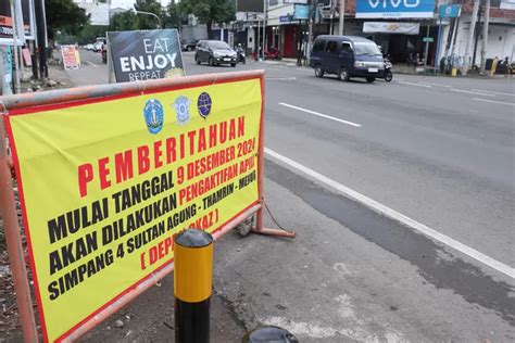 dishub ponorogo mulai uji coba traffic light simpang okaz dua hari