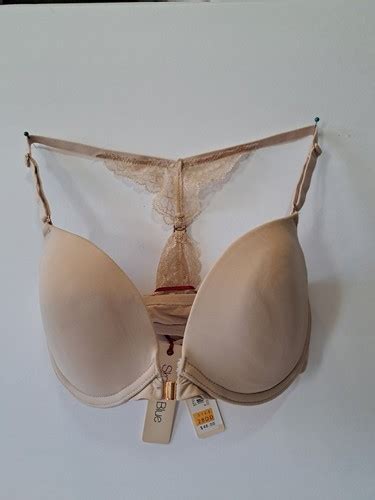 Skarlett Blue Bra Soft Lace Sexy Front Close Beige Womens Sz 28dd Nwt Ebay