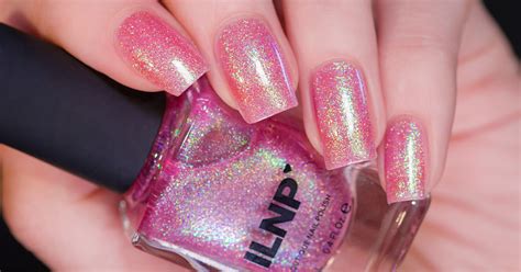 Ilnp Pixie Party Luminous Pink Shimmer Nail Polish