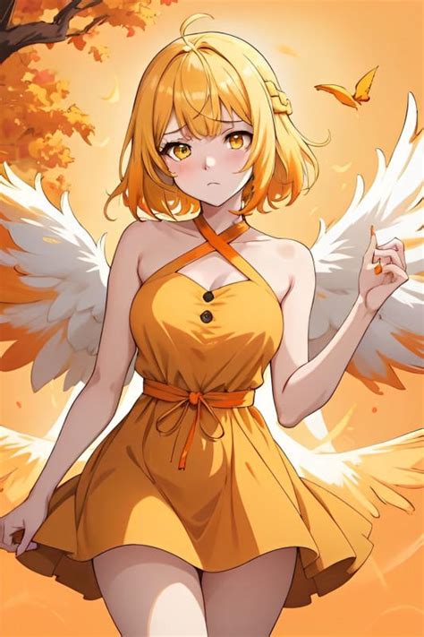 Anime Girl Yellow Hair By Brightbelle5678 On Deviantart