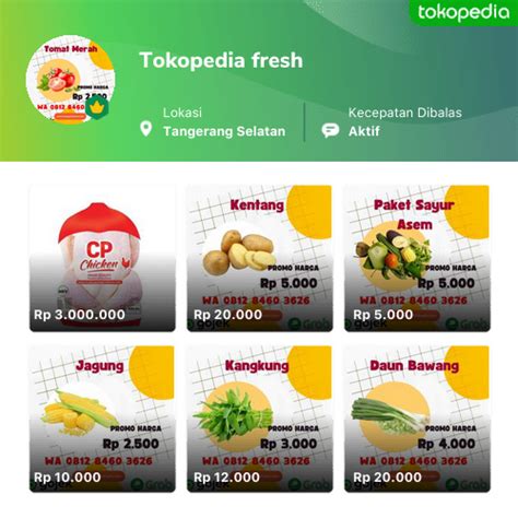 Toko Tokopedia Fresh Online Produk Lengkap And Harga Terbaik Tokopedia