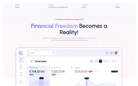 Finance Saas Dashboard Behance