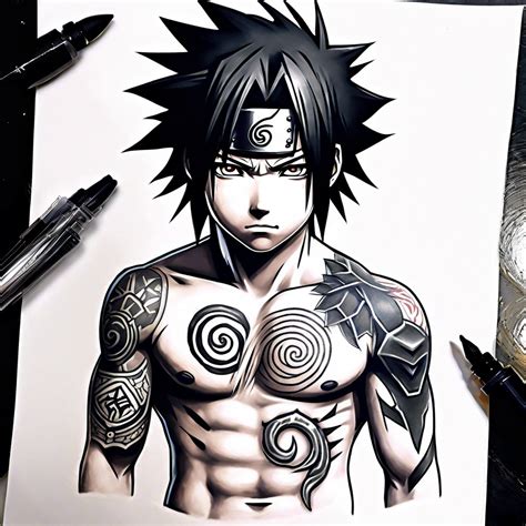 15 Sasuke Curse Mark Tattoo Ideas For Anime Fans
