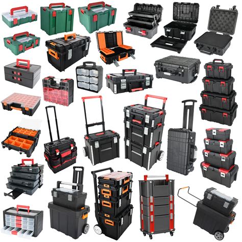 Vertak Hand Trolley Stackable Tool Box Set Iron And Pp Plastic Mobile