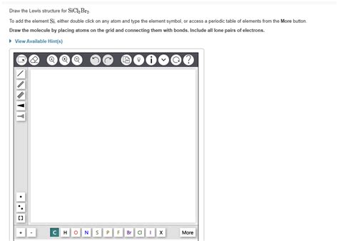 Draw The Lewis Structure For Sicl2br2 To ﻿add The