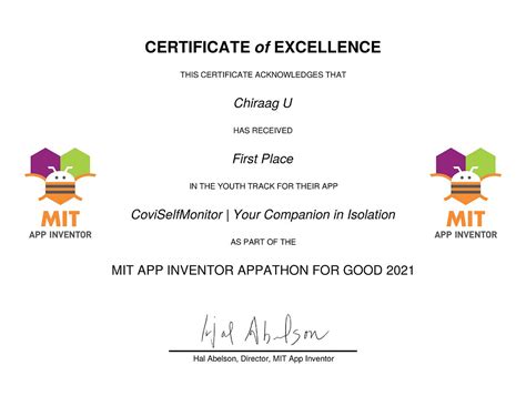 Coviselfmonitor Winner Of Mit App Inventor Appathon 2021 By Chiraag U May 2024 Medium