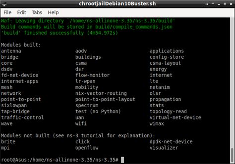 Installing Ns3 In Chroot Jail On Any Version Of Linux Host