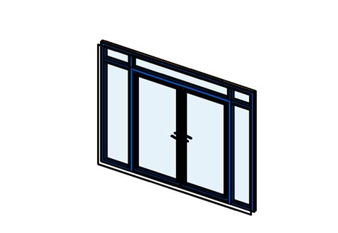 Door Window In Rfa Cad Download 117582 Bibliocad