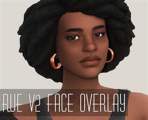 Rue V2 1 Face Overlay Maxis Match Sims 4 Cc Skin Sims