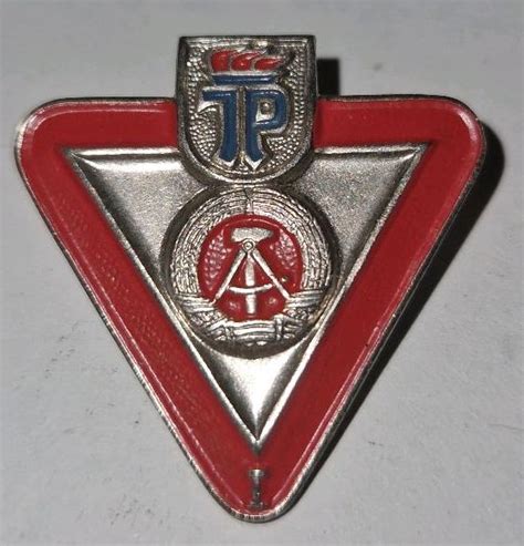 Ddr Abzeichen Junge Pioniere Gute Kenntnisse Verkehrsvorschriften In