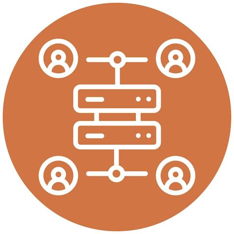 Premium Vector Vector Design Database Network Icon Style