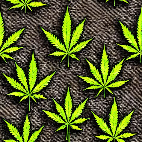Colorful Weed Pattern