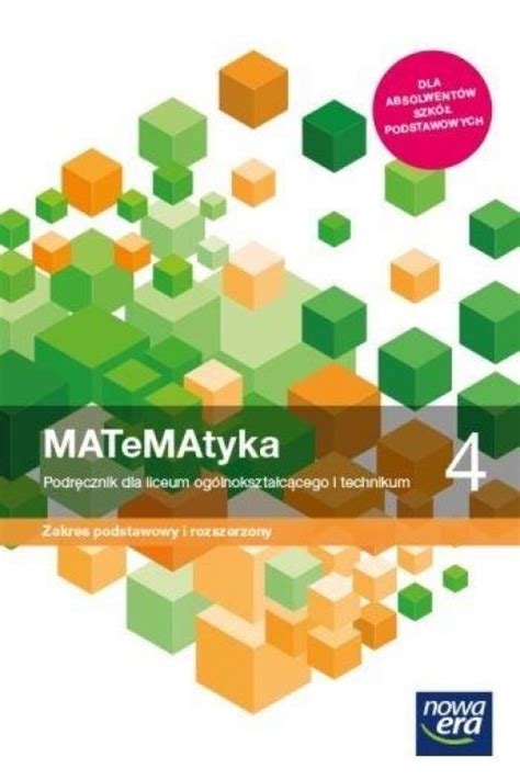 MATeMAtyka 4 Podręcznik do matematyki dla liceum ogólnokształcącego i