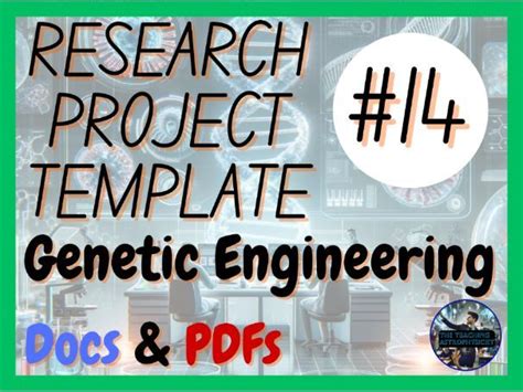 Genetic Engineering Science Research Project Article 14 Biology Life Science Teaching