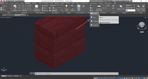 How To Use Planar Material Mapping In Autocad