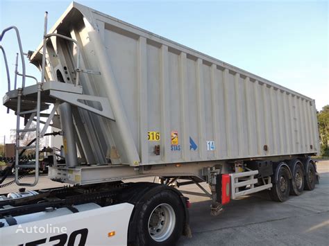 Stas 50 m³ kipper tipper semi trailer for sale Belgium Ardooie KT39207