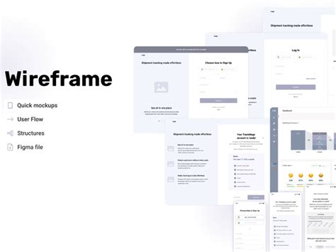 Clickable Wireframes UX Figma File Upwork