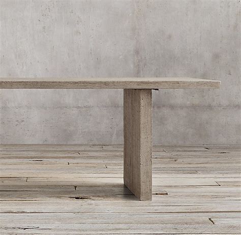 Reclaimed Russian Oak Plank Rectangular Dining Table Oak Planks