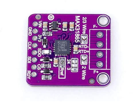 Rtd Temperature Sensor Pt100 Amplifier Max31865 Kuriosity