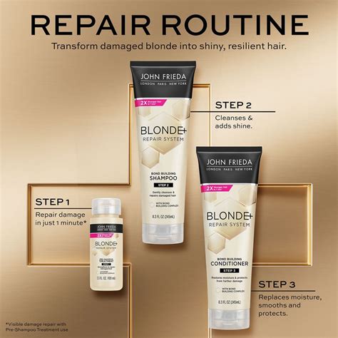 Blonde Repair Pre Shampoo Treatment — 2x Stronger Hair John Frieda