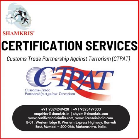 C Tpat Certification Service At ₹ 110000 Certificate In Mumbai Id 13099022848