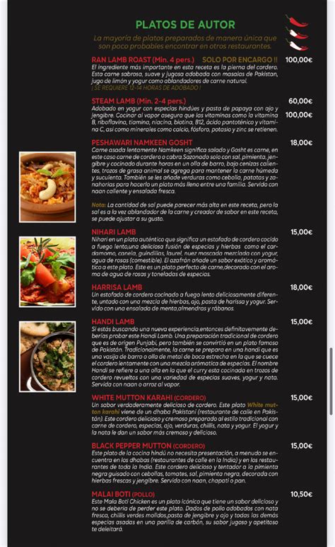 Red Chillies Costa Adejes Full Menu Online